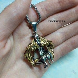 TRICKSKULLS | Accessories | Winged Devil Demon Goddess Punk Gothic Sexy ...